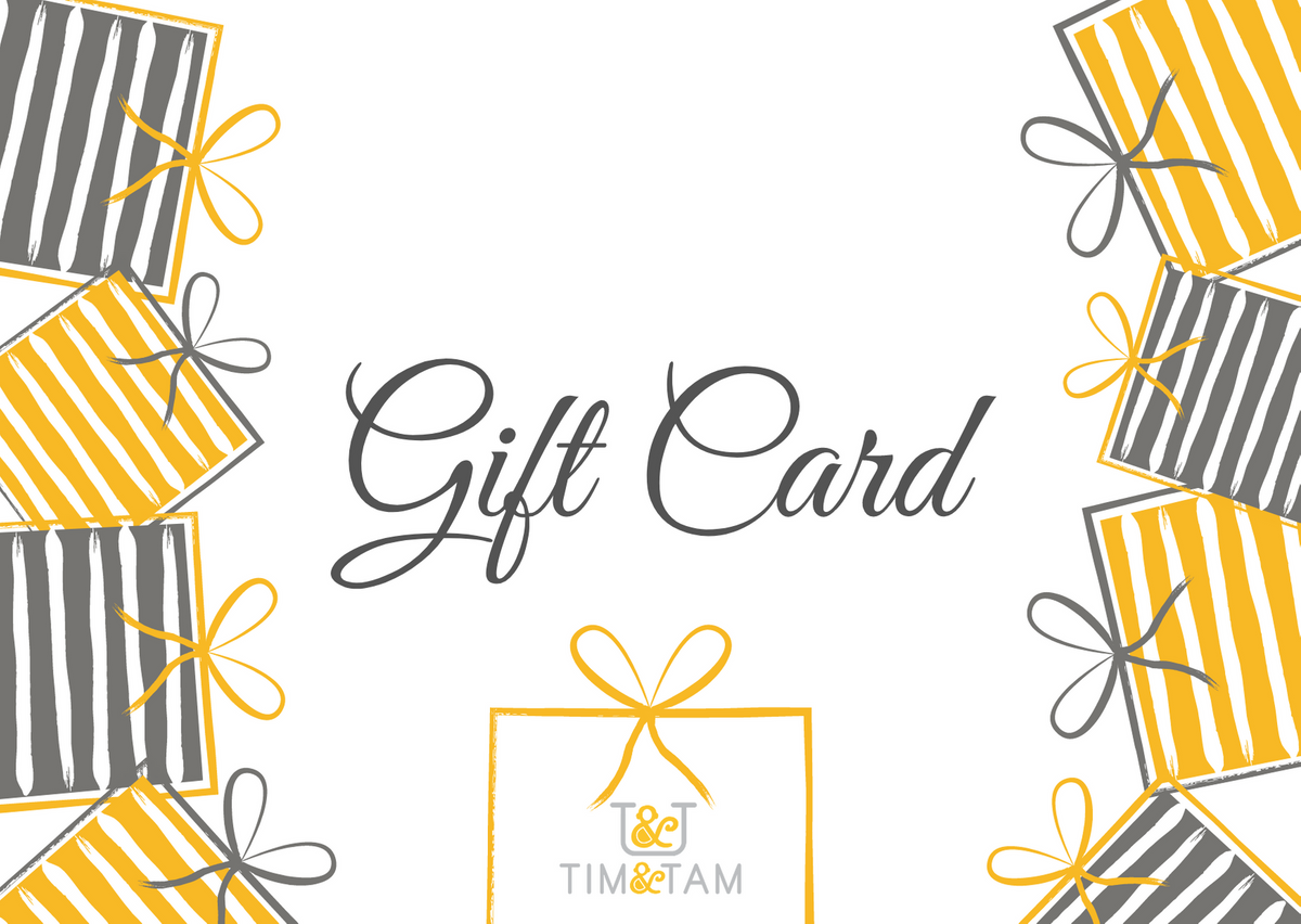 TIM & TAM GIFT CARDS – Tim and Tam